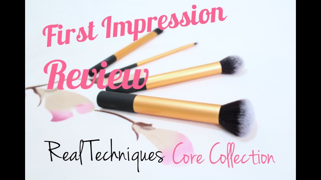 Real Techniques Core Collection First Impression and Review - YouTube