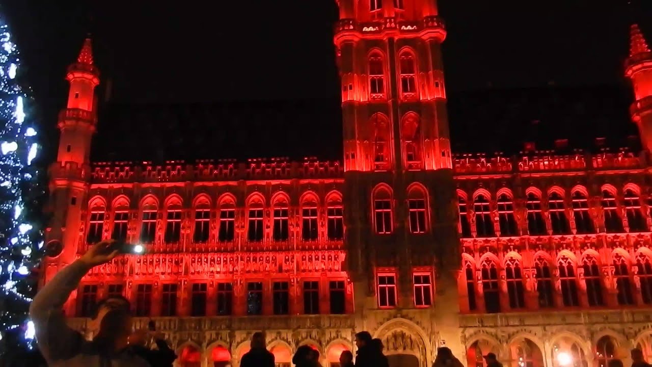 Grand-Place Bruxelles - Spectacle son et lumière 2 - YouTube