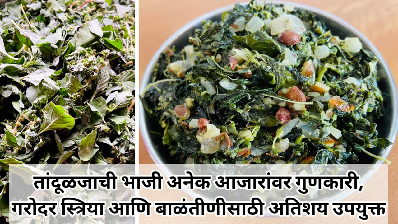 Tandulja bhaji | तांदुळजाची भाजी | अतिशय पौष्टिक आणि अनेक आजारांवर ...