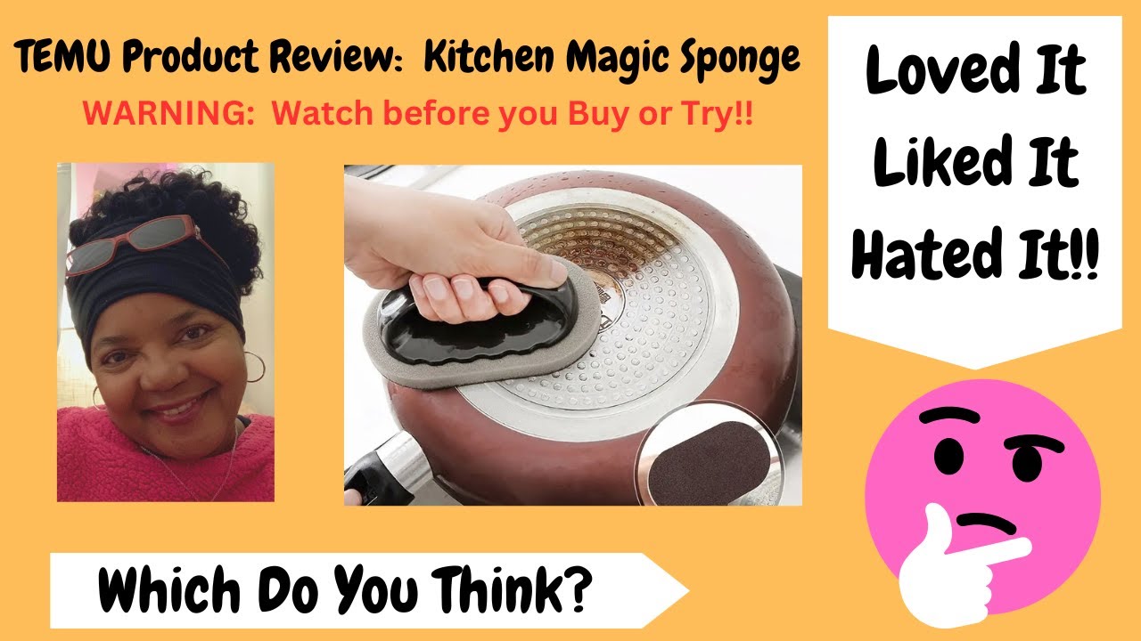 Temu Product Review: Kitchen Magic Sponge Brush #temu #temufinds # ...