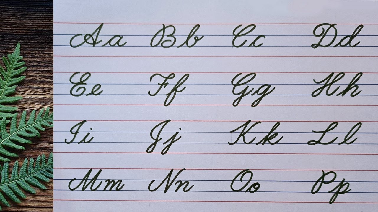 How To Write English Capital And Small Letters In Four Lines Cursive How To Write English Capital And Small Letters In Four Lines Cursive