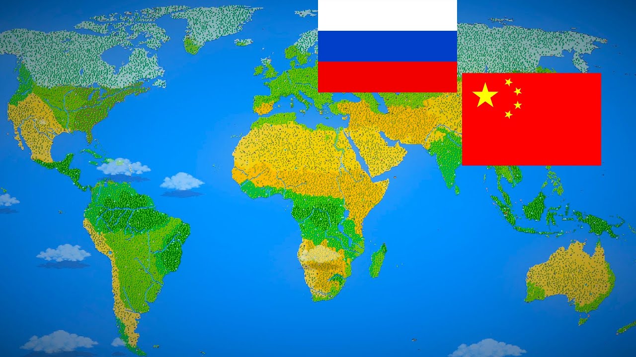 Russia vs China - WorldBox Timelapse - YouTube