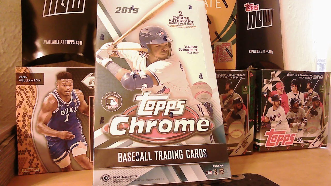 2019 Topps Chrome Hobby Baseball Box Break - YouTube