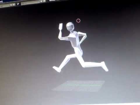 Blender first 'sprint' animation - YouTube