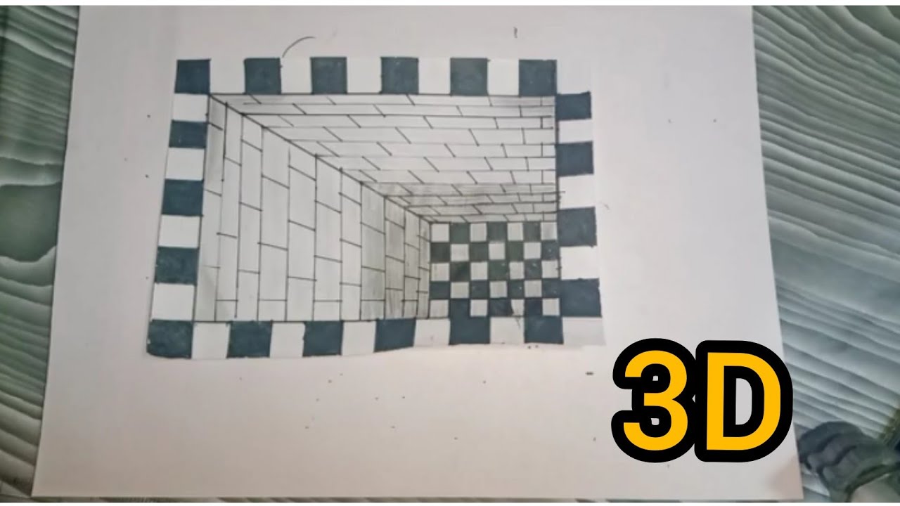 HOW TO DRAW 3D ILLUSION JISHU VLOGS - YouTube