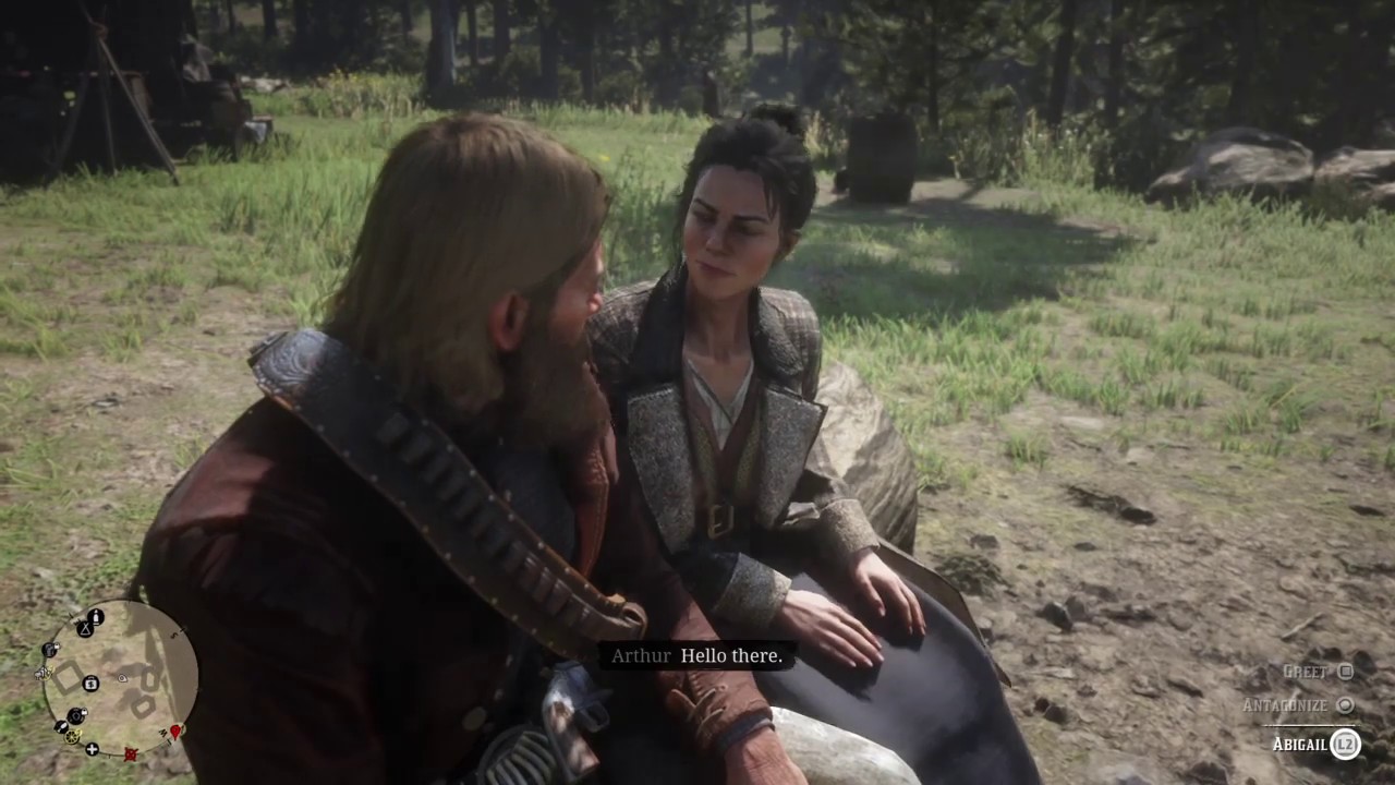 Arthur Morgan keep teasing Abigail Roberts - Red Dead Redemption 2 ...