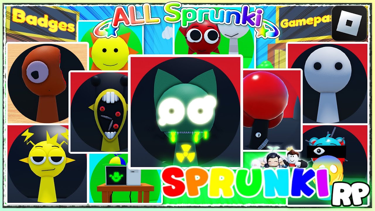[🌈ALL Sprunki]🌈Sprunki RP🔎How To Get all Badges🎵 - 🎮ROBLOX [2025] - YouTube