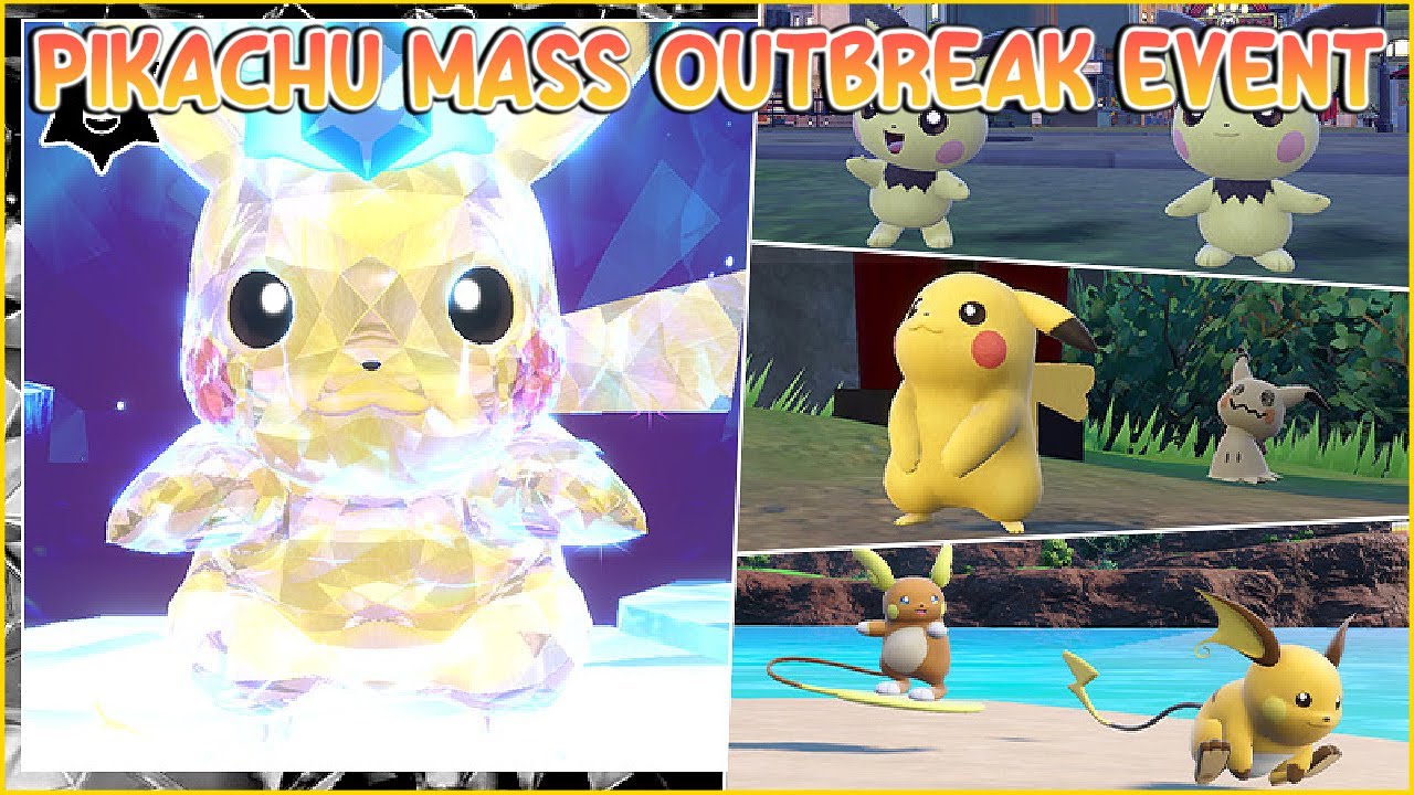 ⚡️ Pikachu Mass Outbreak Event Shiny Hunting | Pokemon Scarlet & Violet ...