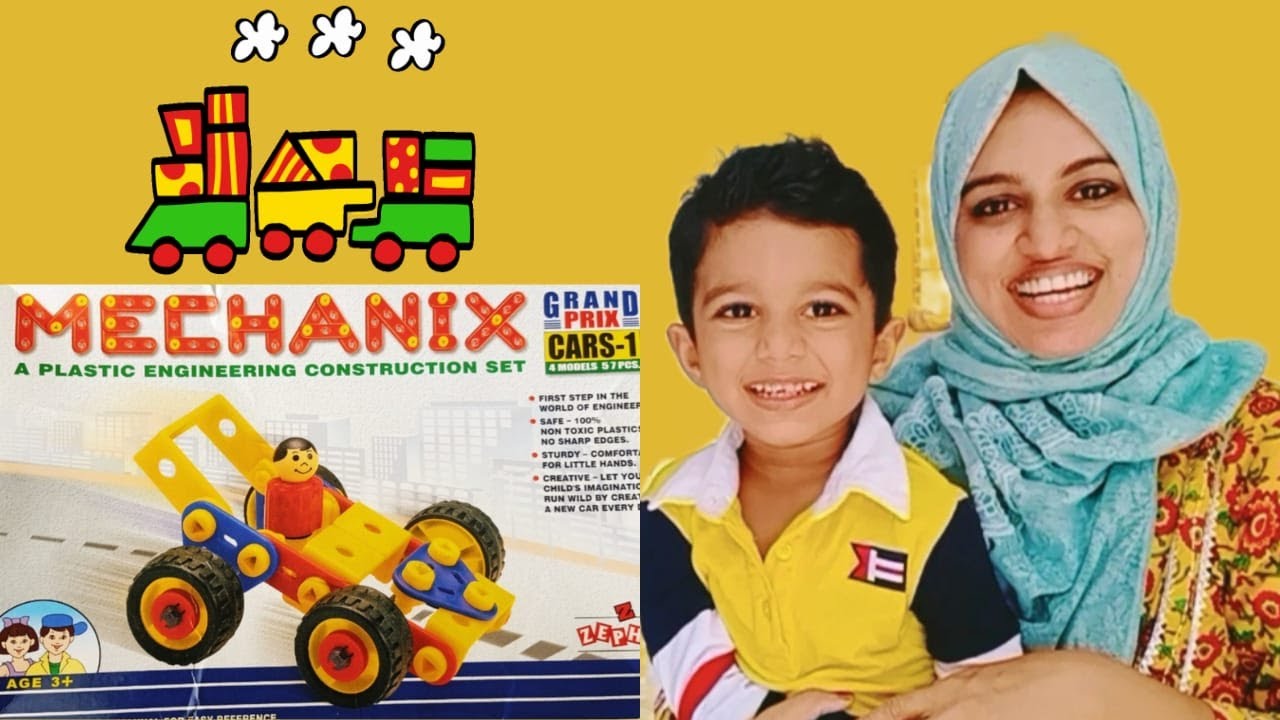 Plastic Mechanix Toy Cars, STEM Learning, Building Toy Review, Age 3 to ...