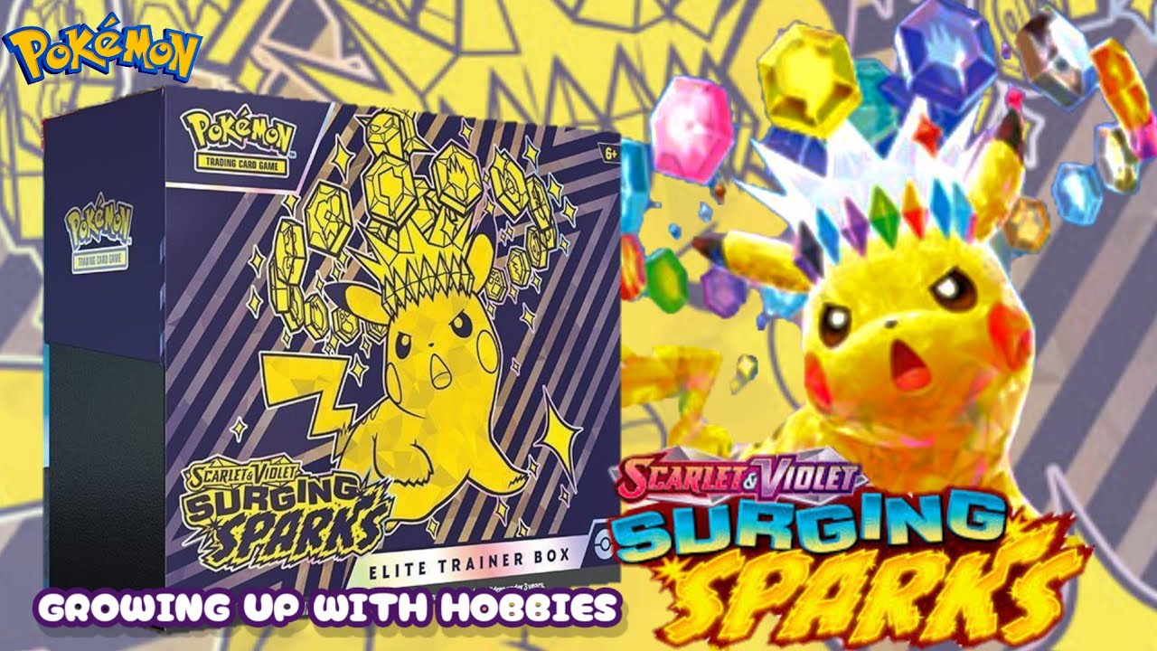 Surging Sparks Elite Trainer Box | Let's Go Pikachu⚡ - YouTube