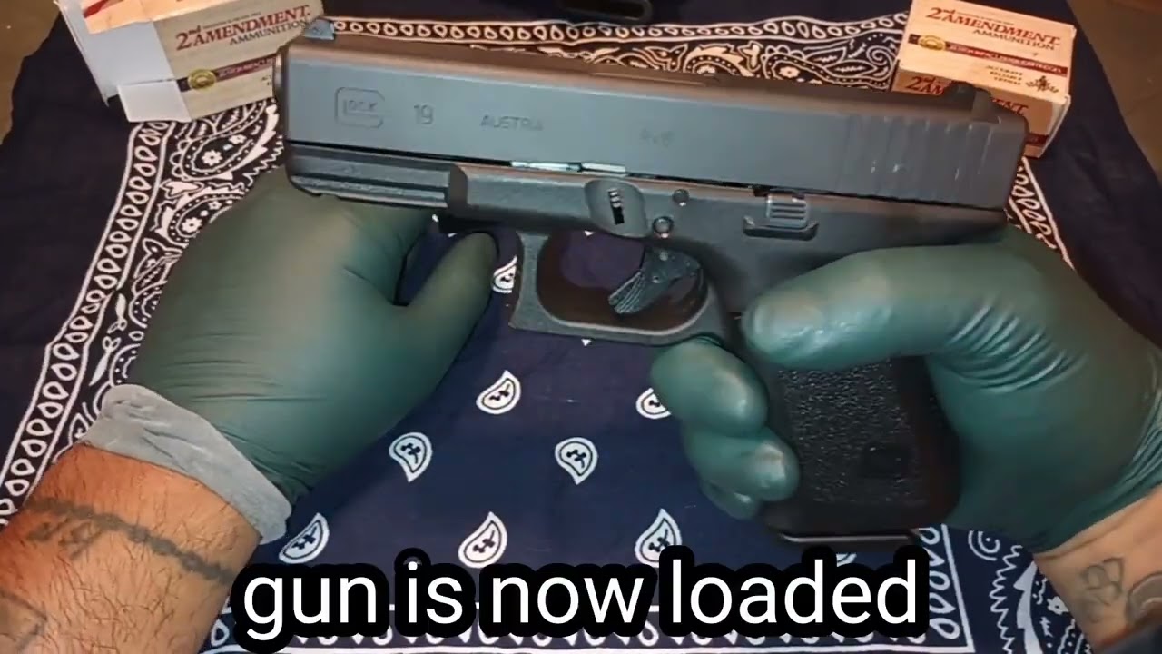 how to load / unload a Glock 19 gen 3 - YouTube