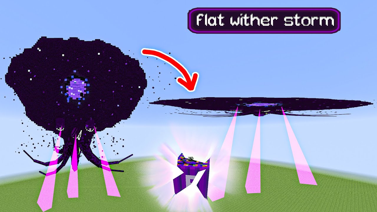 flat wither storm? (formidi bomb explosion) - YouTube