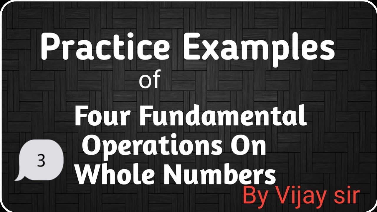 #JNVST#part3 Practice Examples of four Fundamental Operations On Whole ...