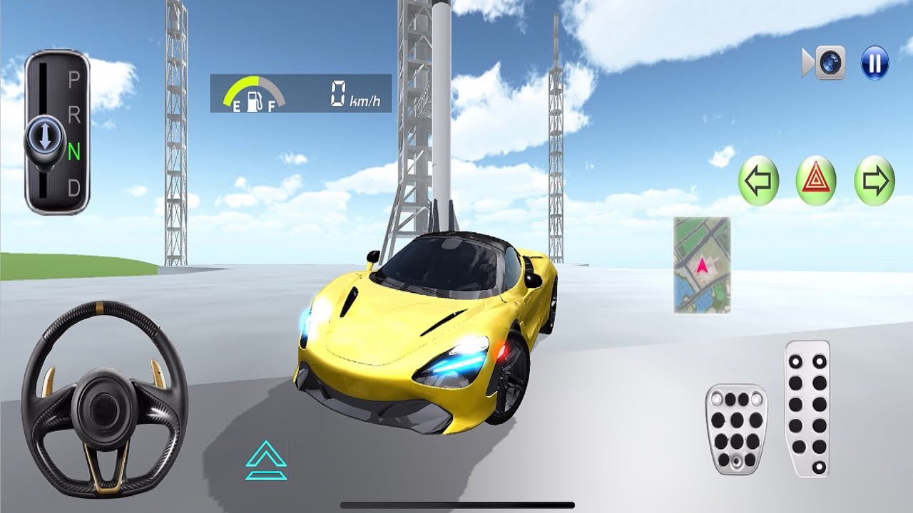 Car driving at launch pad to complete space x mission - 3d driving ...