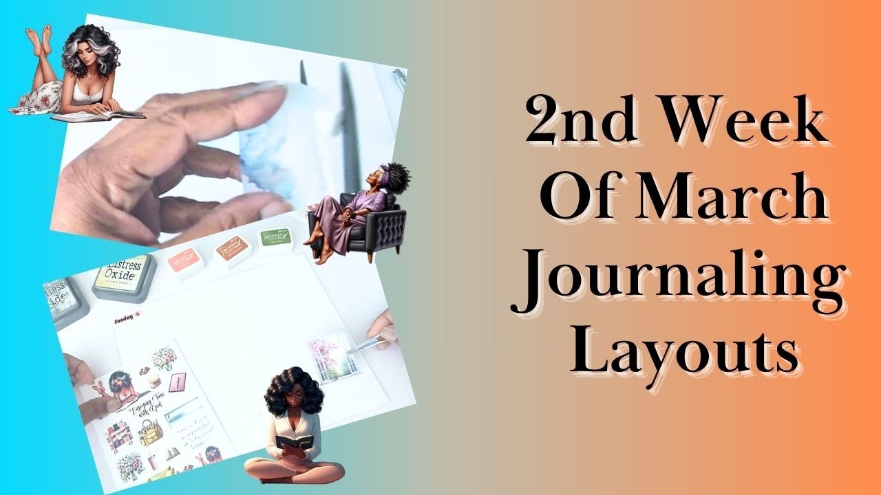2nd week of March Journaling layouts #journaling #journalingprompt # ...