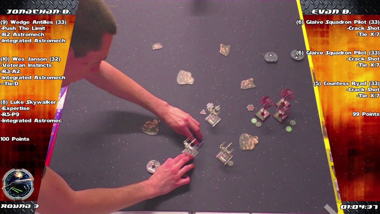 Star Wars X-Wing Tournament [RD 3]: Wes/Wedge/Luke VS Countess Ryad/2x ...