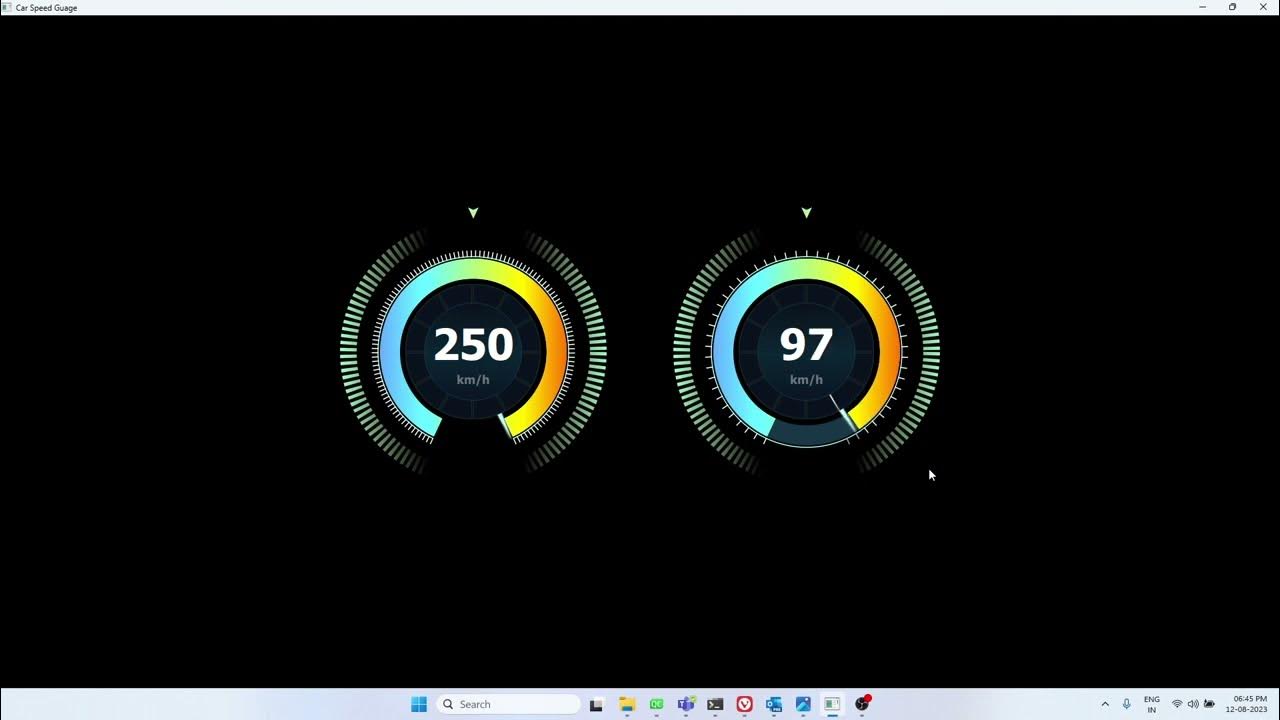 Building A Dynamic Car Dashboard Gauge With Qt Qml Tutorial Youtube