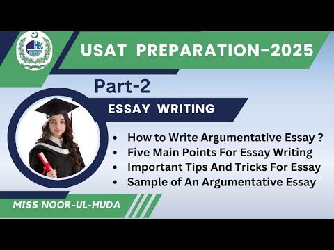 Part 2 |How to Write Argumentative Essay |For |USAT / |USAT 2025 ...