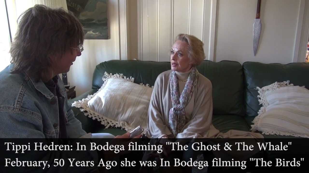 Tippi Hedren on the set of "The Ghost & The Whale" spends a couple ...