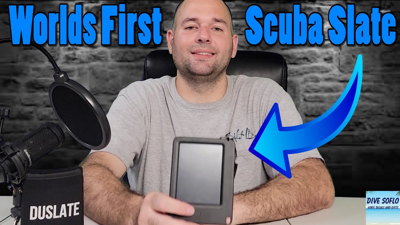 The Worlds First Underwater Writing Slate for Scuba Diving! - YouTube