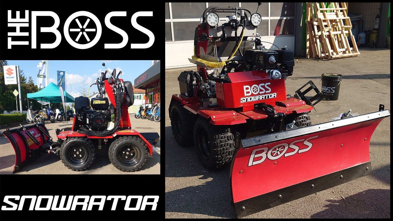 THE BOSS SNOWRATOR - Bedienung, Unpacking und Zusammenbau der Optionen ...