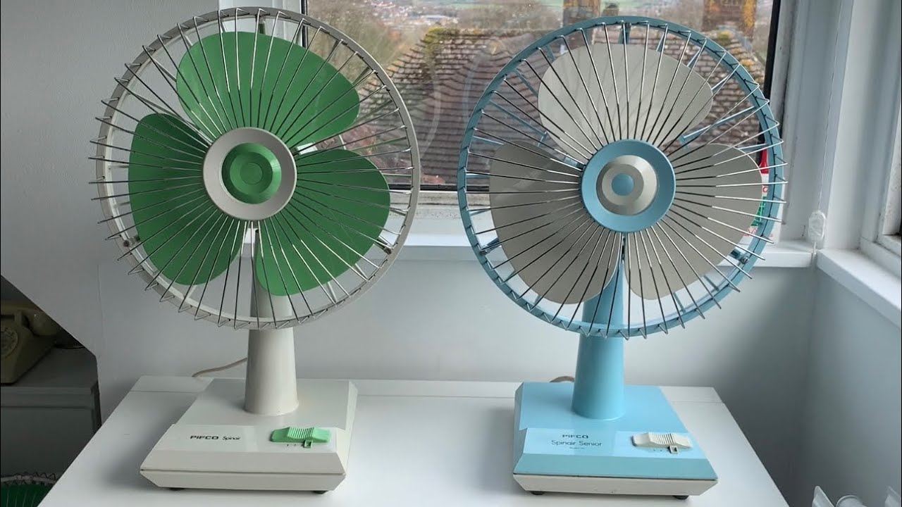 Pifco Spinair Senior Oscillating Desk Fans - YouTube