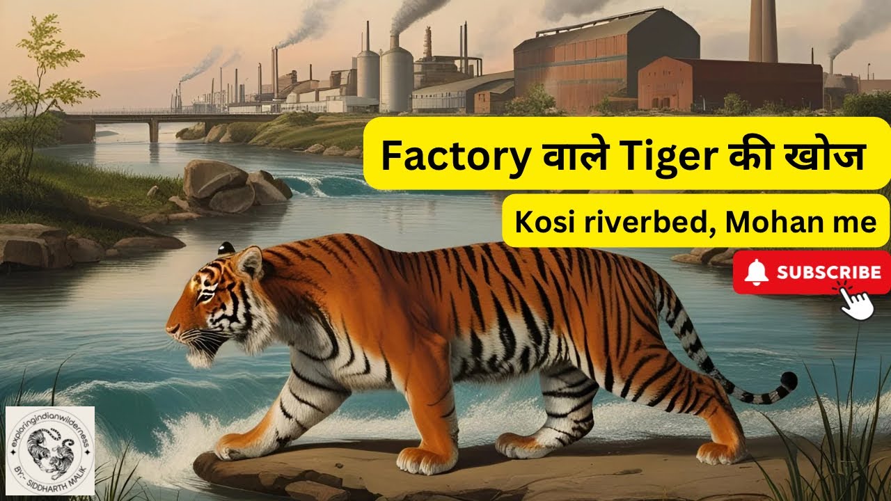 मोहान फैक्ट्री वाले Tiger की खोज , IMPCL, Almora में|| कोसी नदी में ...