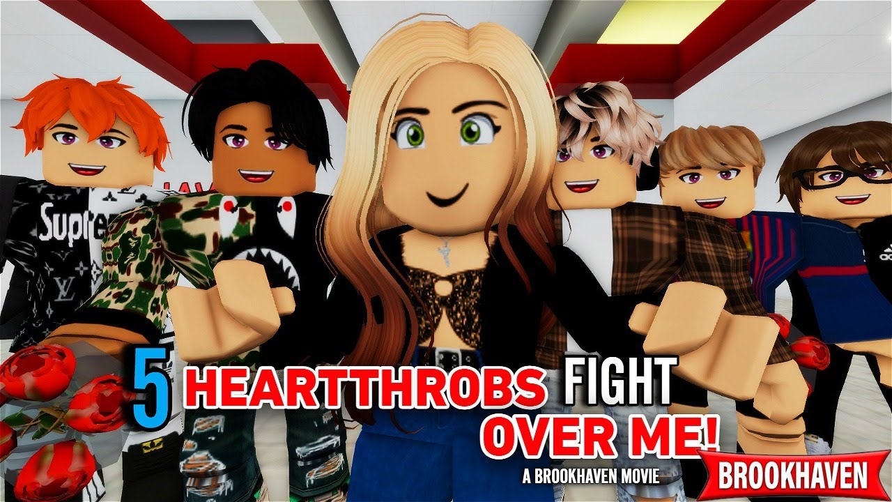 5 HEARTTHROBS FIGHT OVER ME!!|| Roblox Brookhaven 🏡RP || CoxoSparkle2 ...