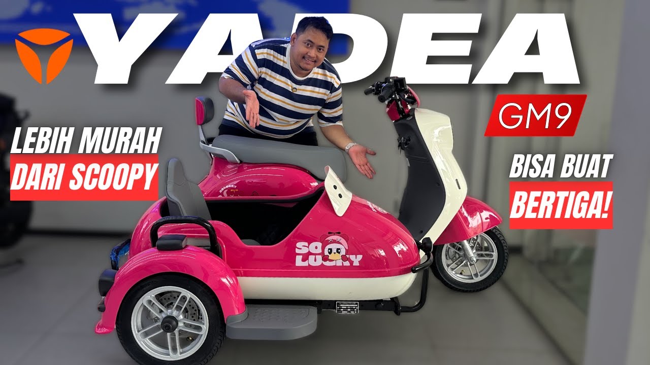 CUMA 21 JUTAAN ‼️ MOTOR LISTRIK SESPAN RODA TIGA YADEA GM9 - YouTube