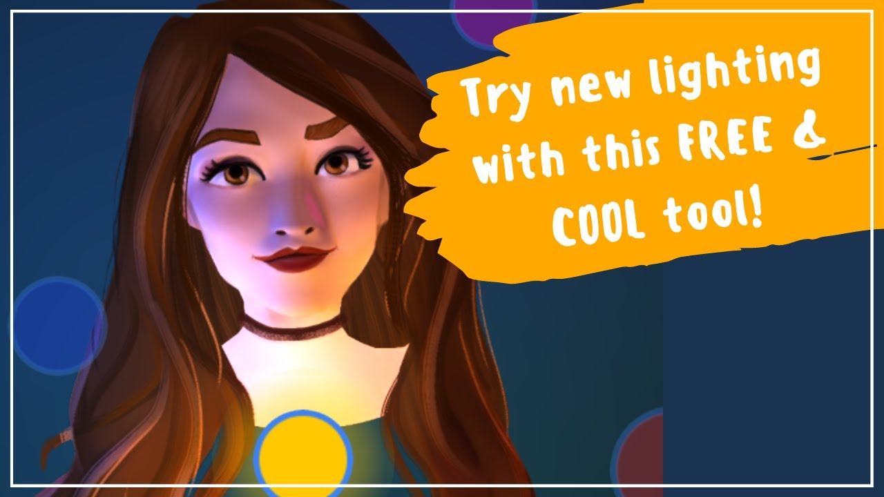 Trying lighting with this FREE tool!!! 🤩 Great for digital artists ...