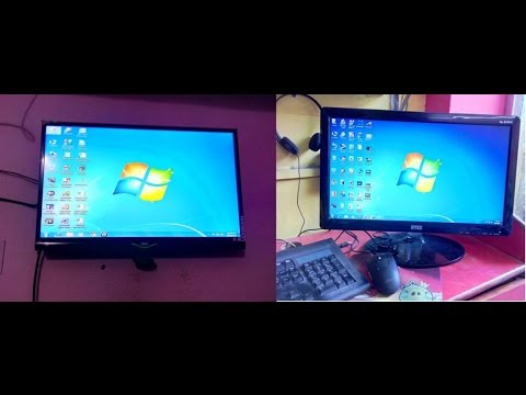 How to Share and Use Desktop Screen Both TV and Monitor - YouTube