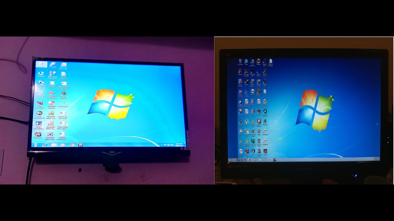 How to Share and Use Desktop Screen Both TV and Monitor - YouTube