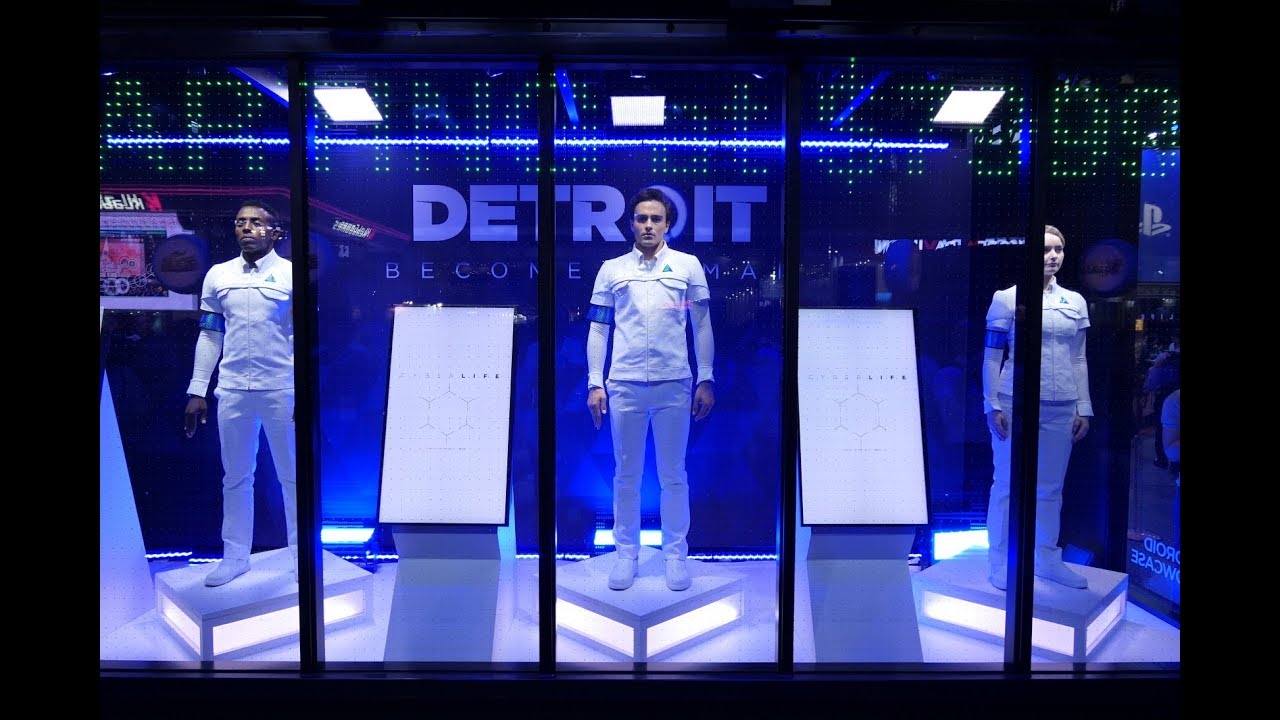 디트로이트 비컴 휴먼 부스 모델 영상 Detroit Become Human Booth Model TGS 2017 - YouTube