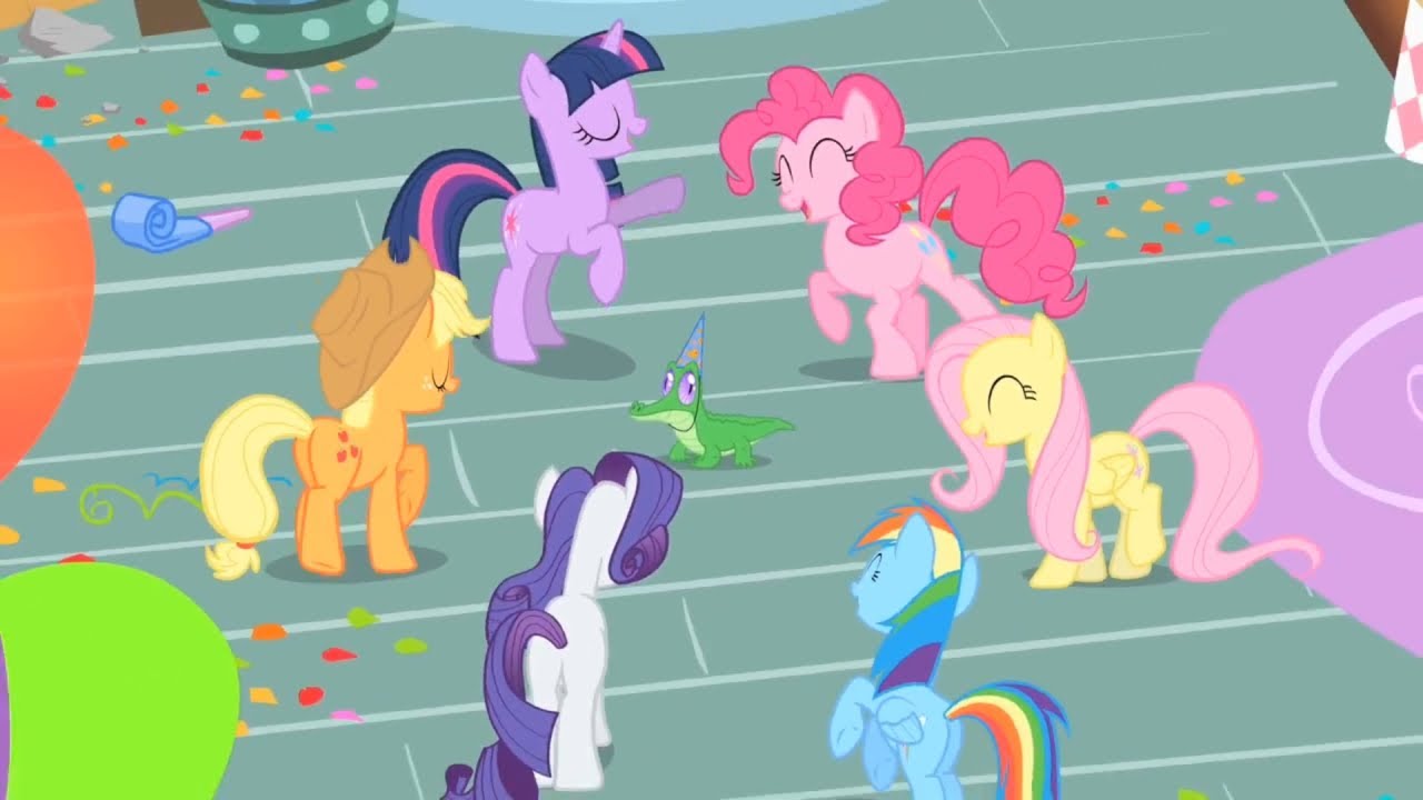 Pinkie Pie - Go, Gummy! It's your birthday! Go, Gummy! It's your ...