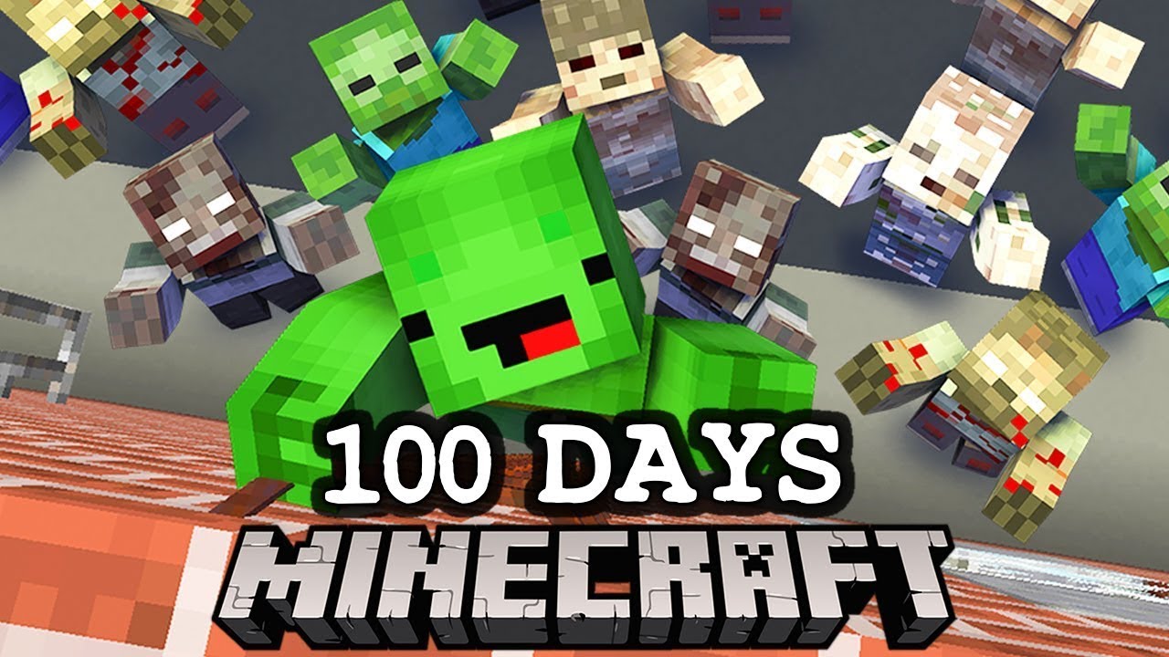 100 Days on a Zombie Apocalypse Island - Minecraft - YouTube