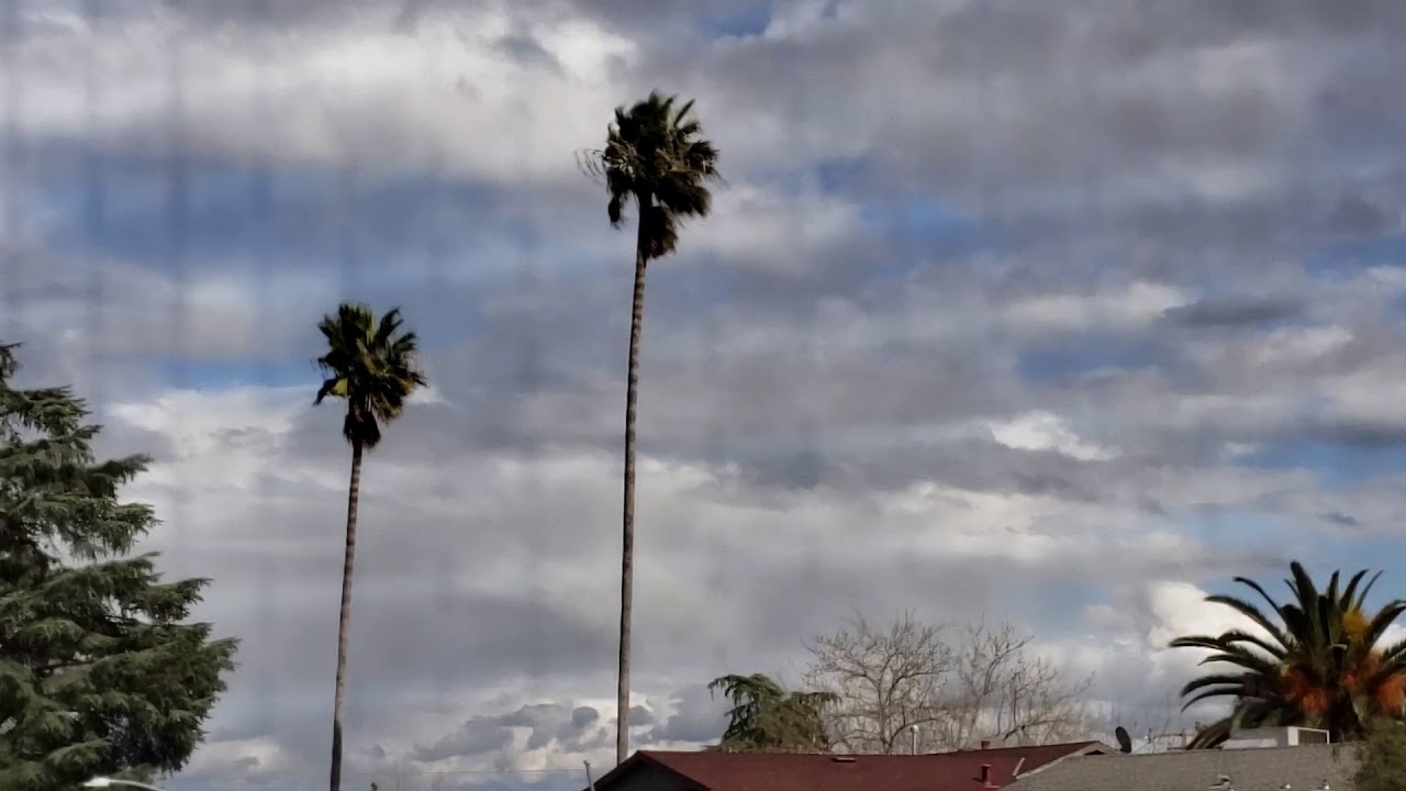 Partly Cloudy and NNE Winds 3:34pm March 12, 2019 (Both Sidesl - YouTube