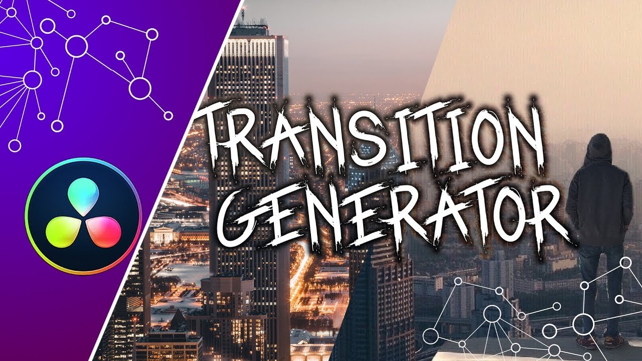 Free Transitions Generator (V5) 🔴 Davinci Resolve 17 - YouTube