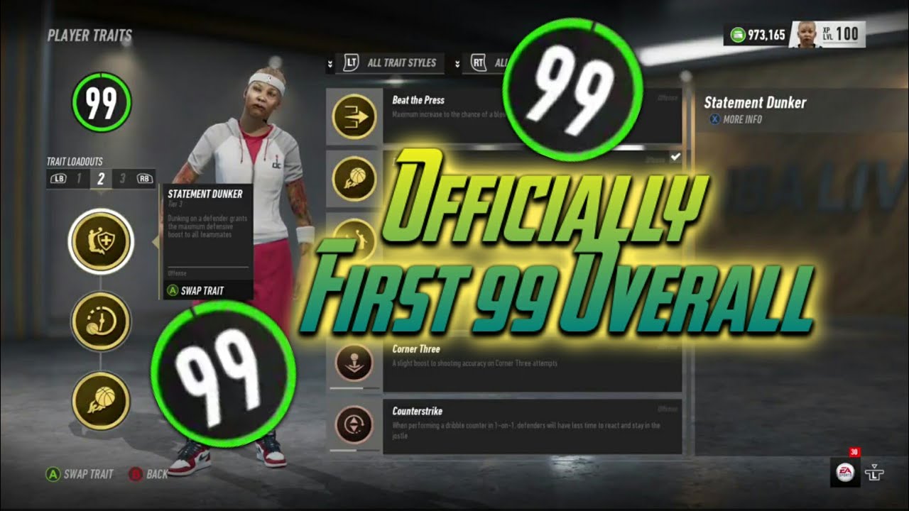 IM OFFICIALLY THE FIRST 99 OVERALL IN NBA LIVE 19 - YouTube
