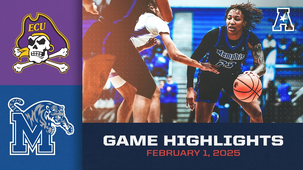 Game Highlights: East Carolina vs. Memphis (Feb. 1, 2025) - YouTube