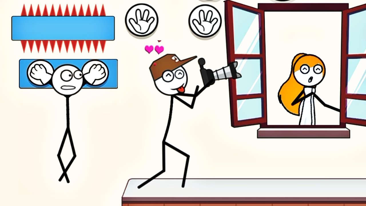 Mr Long Hand (Weegoon) Level 51-65 Funny Stickman Gameplay Walkthrough ...