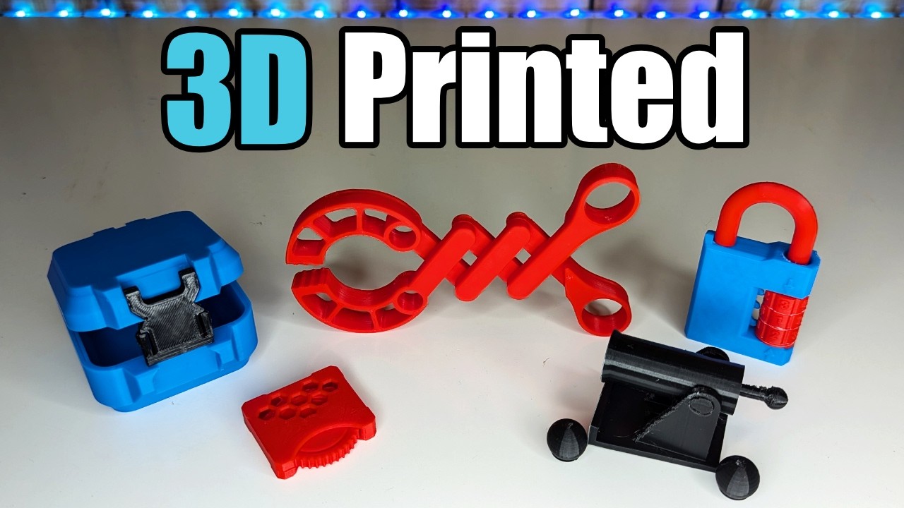 5 Amazing Mechanical 3D Prints That Work! - YouTube
