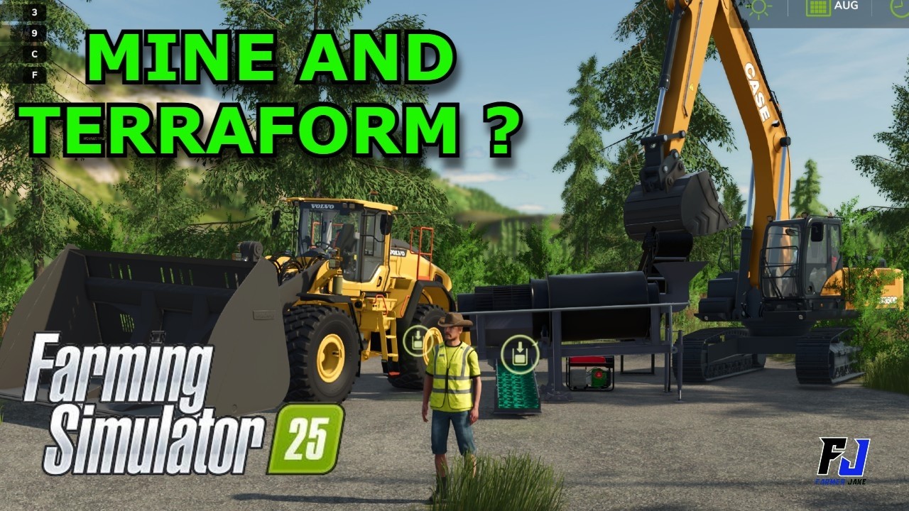 How to Goldmine In FS25 ANYWERHE! with TERRAFROMING! - YouTube