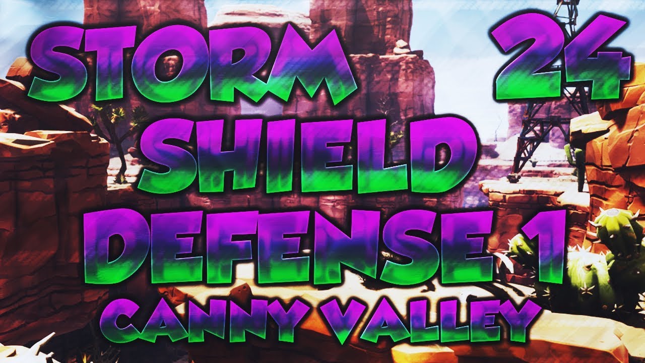 Fortnite: Save The World - Canny Valley Storm Shield Defense 1 - YouTube
