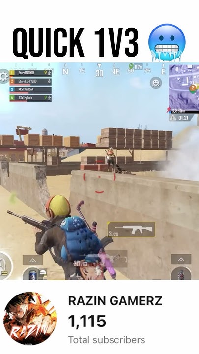 QUICK 1V3🥶#bgmi #pubg #shorts #bgmishorts #1nonlyzeltrax - YouTube