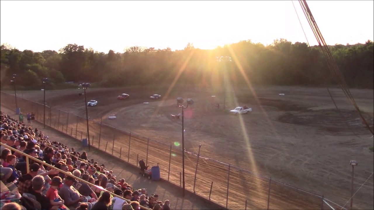 Butler Motor Speedway FWD Heat #1 7/8/17 - YouTube