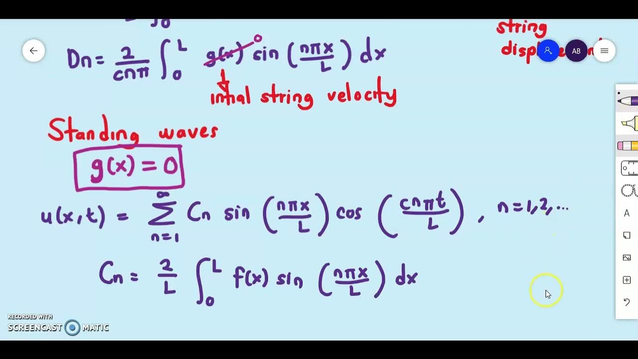 Wave Equation (Vibration String) - YouTube