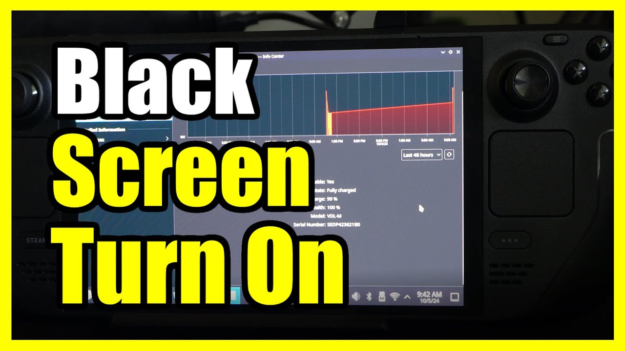 How to Fix Black Screen on your Steam Deck (Won't Turn on) - YouTube