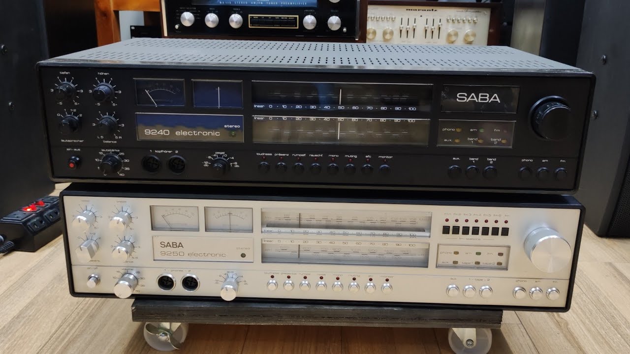 Amply SABA 9250 và 9240 Hay, Hiếm, Độc ++++++ 0945000929 - YouTube