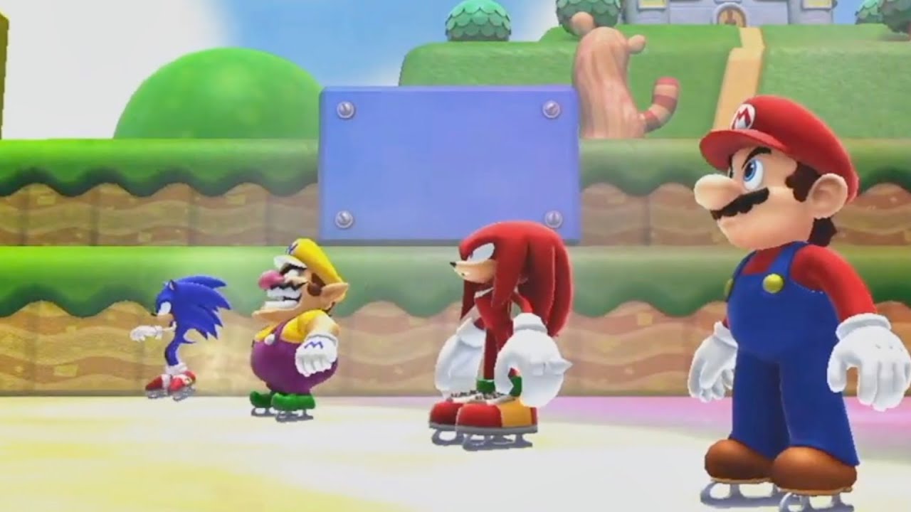 Mario and Sonic at the Sochi 2014 Olympic Winter Games - Figure Skating ...