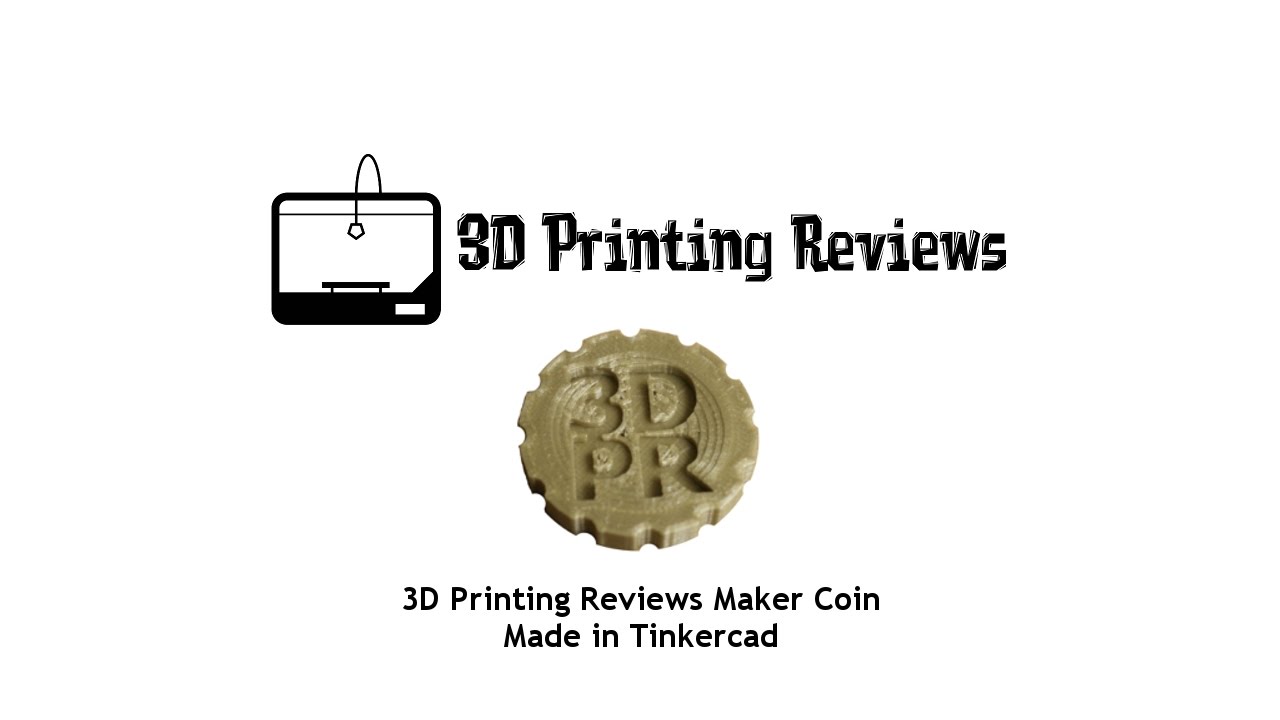 3D Printing Reviews Maker Coin - YouTube